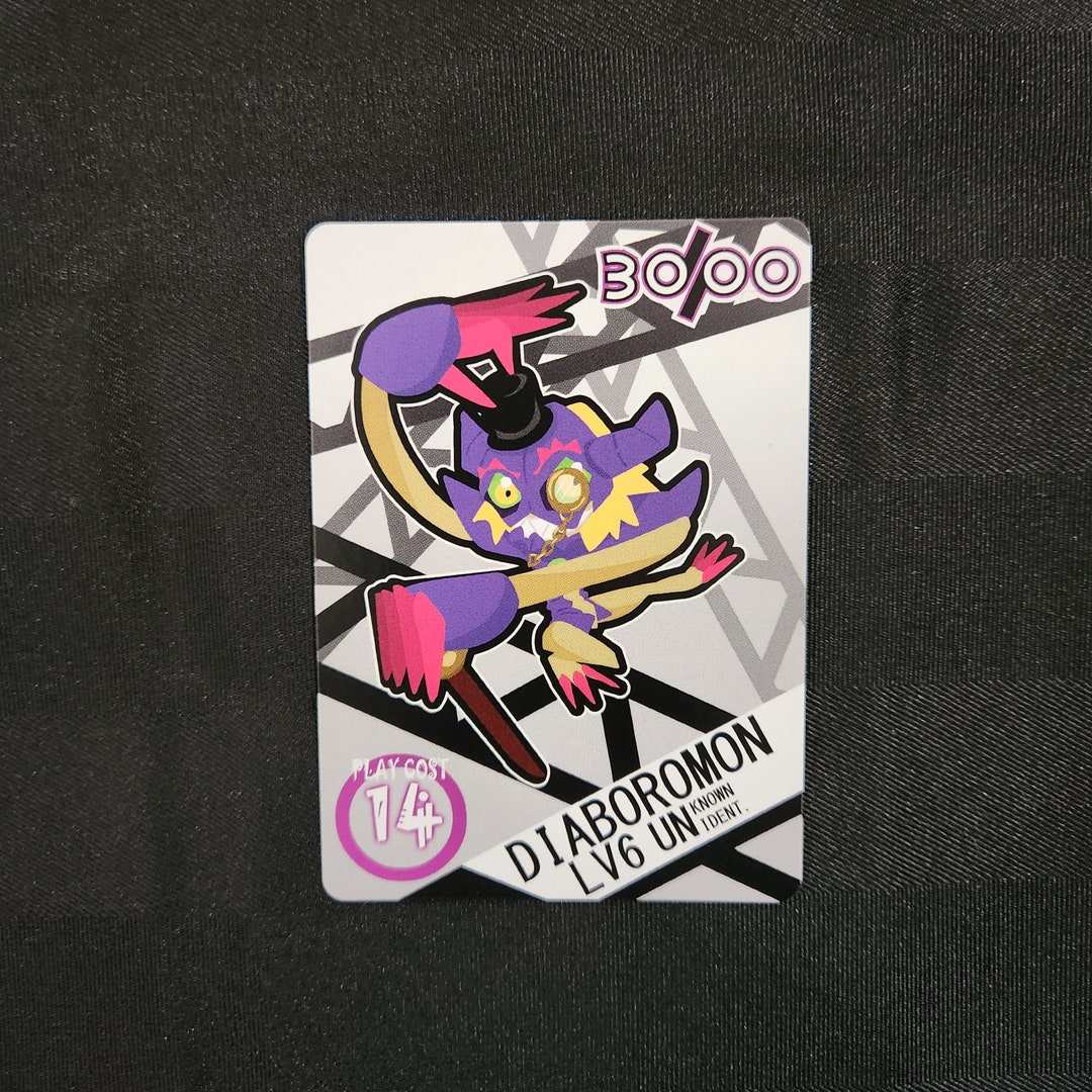 Digimon - Diaboromon Tokens (4 Copies) - Etsy