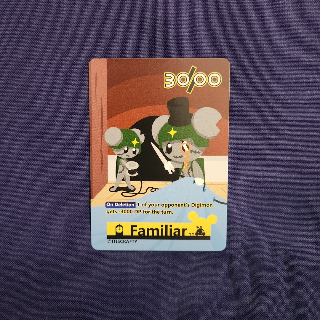 Digimon - Familiar Tokens (4 Copies) - Etsy