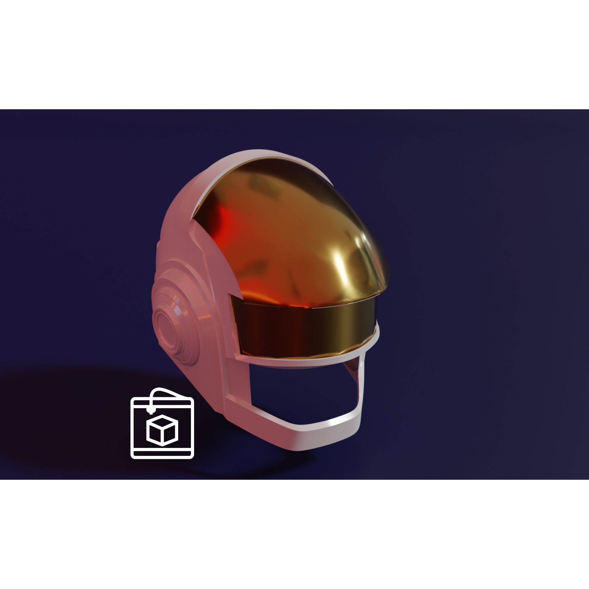 Daft Punk Infinity Repeating Inspired Helmet Cosplay STL File (digltal ...