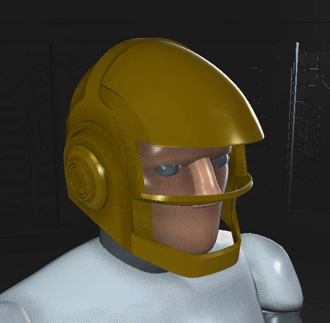 Daft Punk Infinity Repeating Inspired Helmet Cosplay STL File (digltal ...