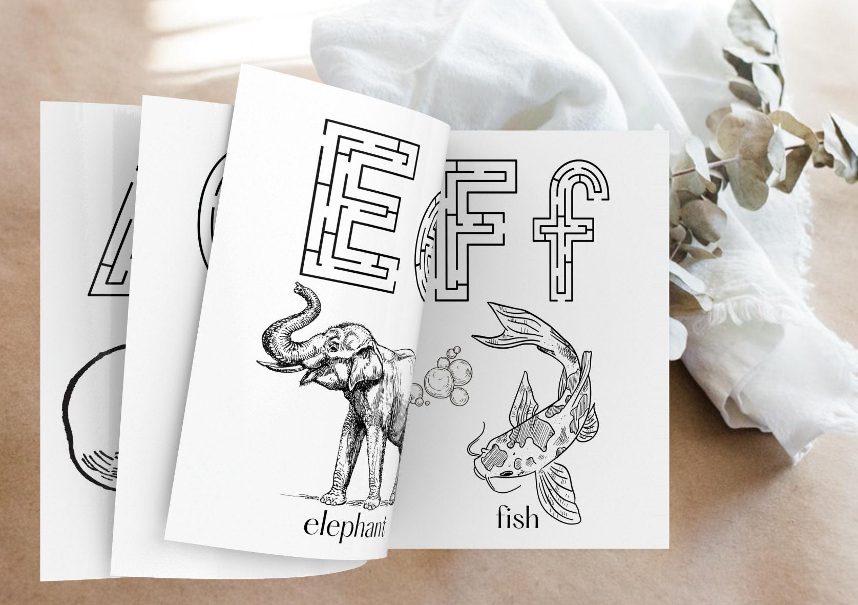 Maze Phonics Coloring Pages | Digital Download/printable | Learning ...