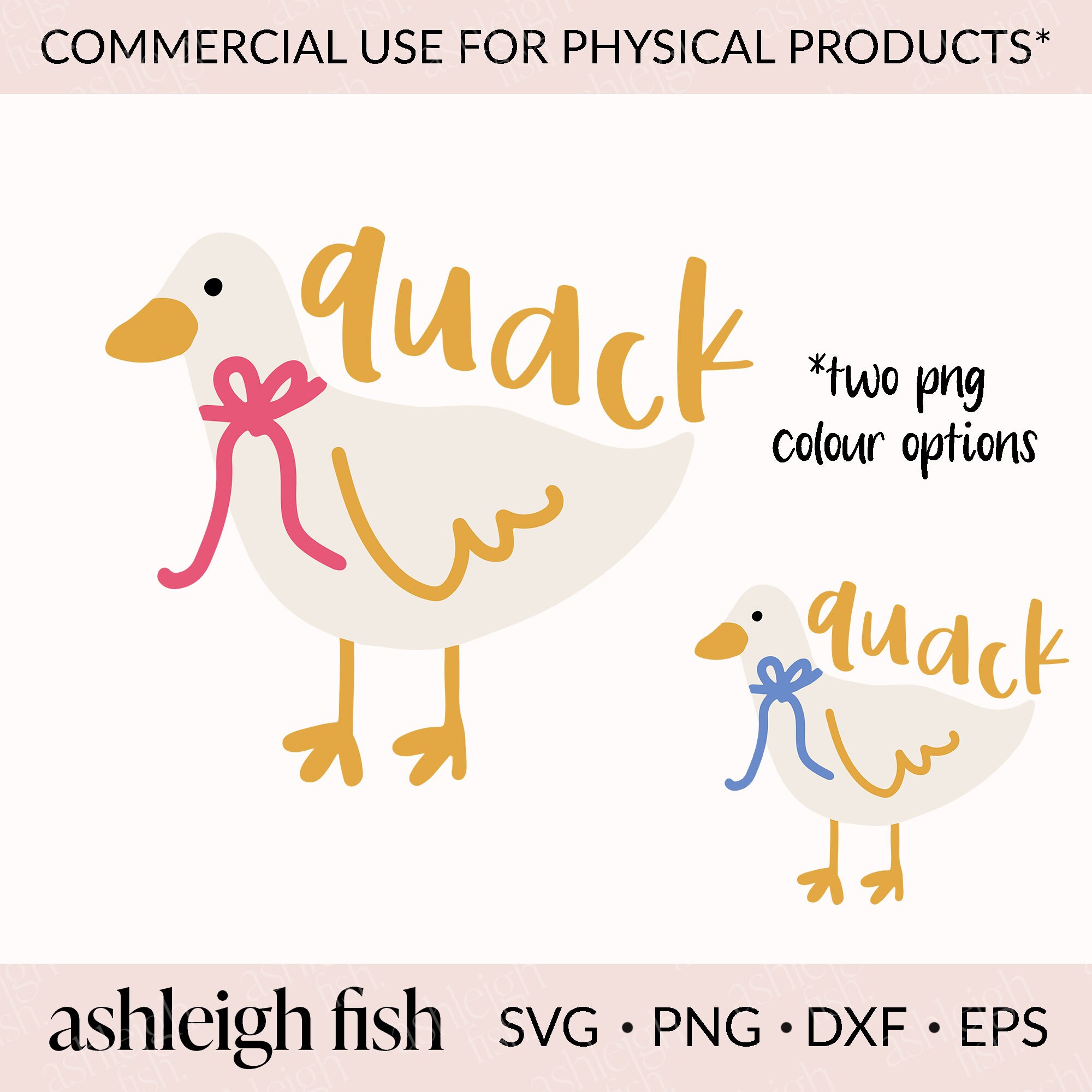 Duck Quack Svg Cut File for Cricut, Kids Svg for Toddler Shirts, Girls ...