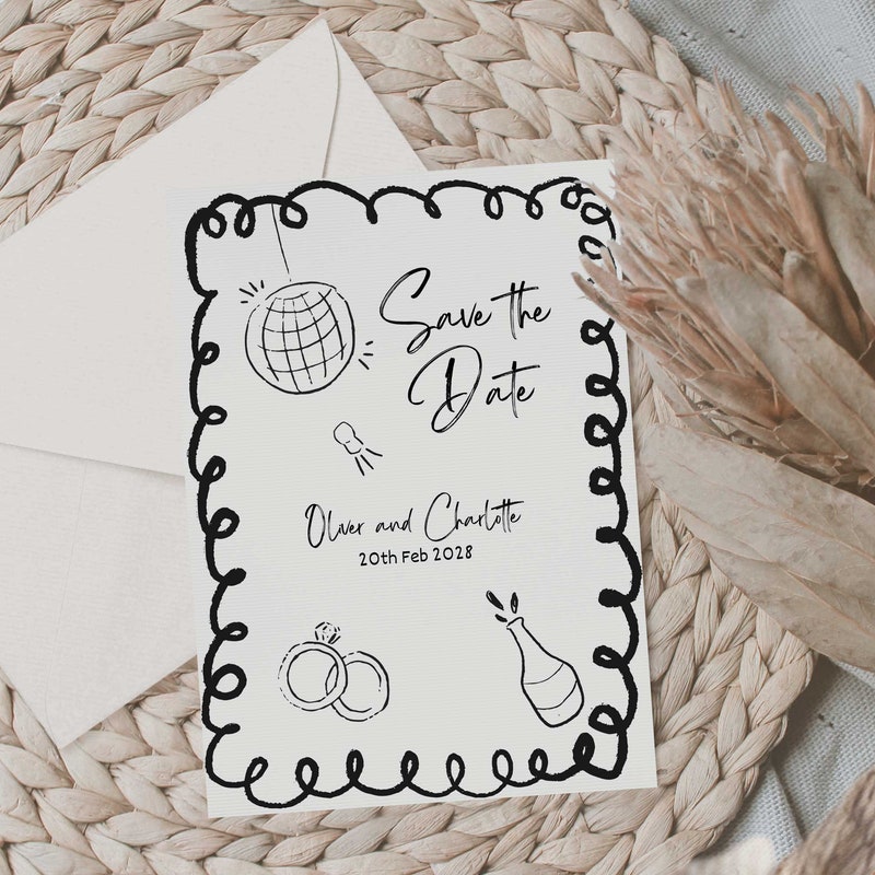 Fun Save the Date - Etsy