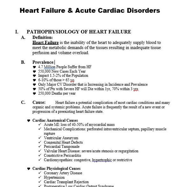 Acls Study Guide - Etsy