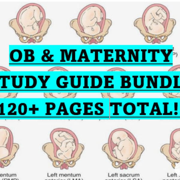 Maternity Study Guide - Etsy