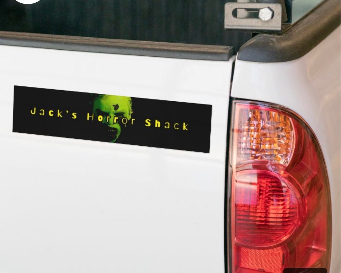 Jacks Horror Shack Bumper Sticker - Etsy