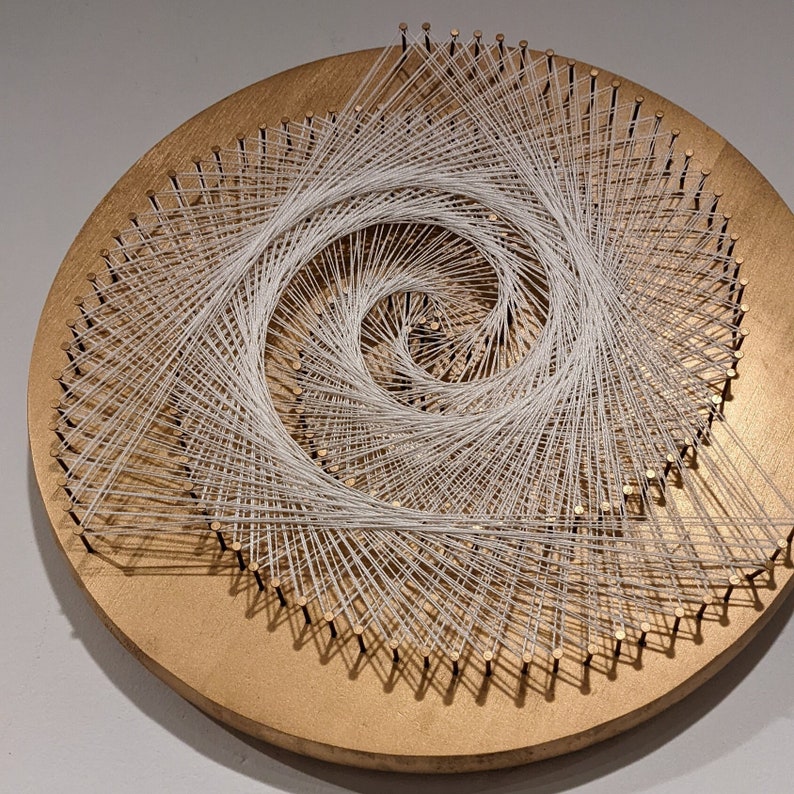 Triangle Spiral String Art - Etsy