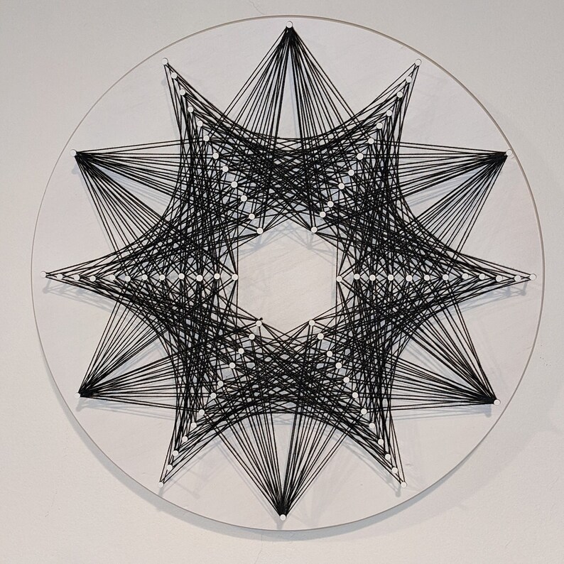Star Point String Art - Etsy