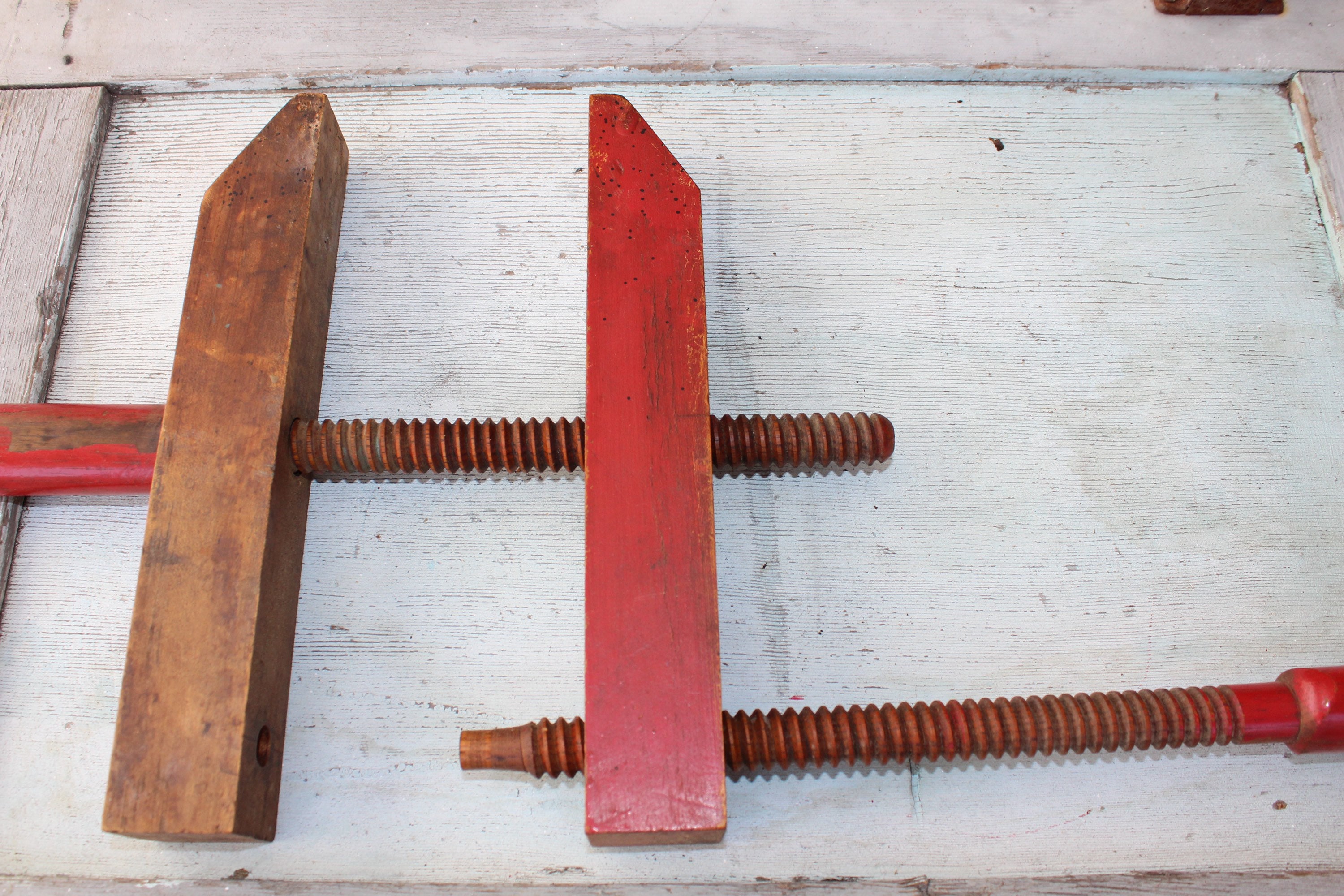 Vintage Wood Clamp - Etsy