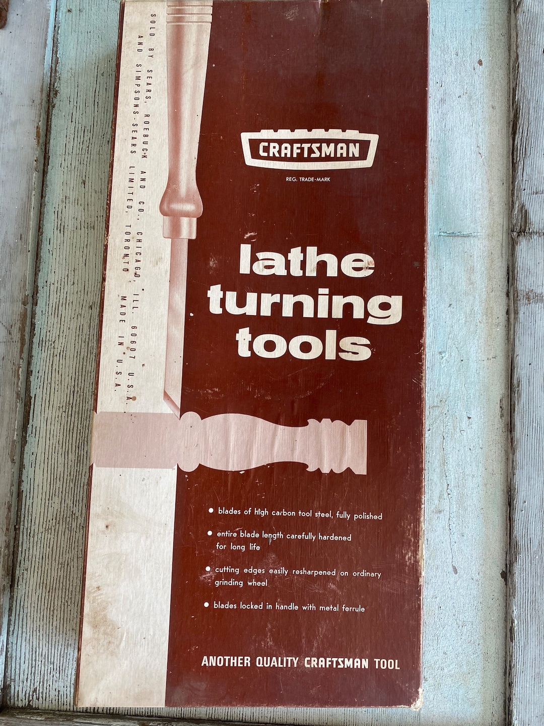 Vintage Craftsman Lathe Turning Tools Set of 5 - Etsy