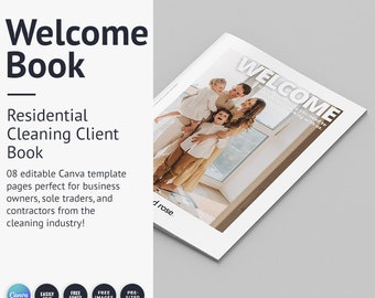 Cleaning Business Welcome Book, Cleaning Service Portfolio Template ...