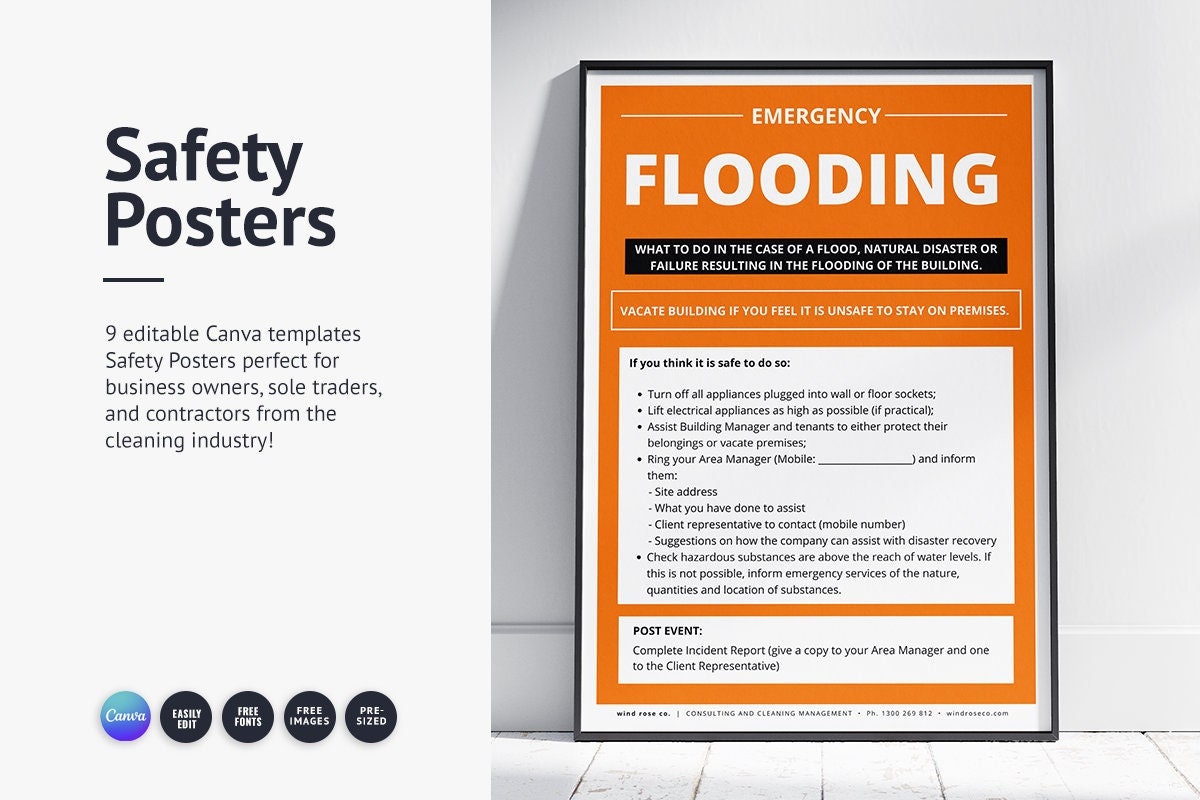 Safety Poster Template