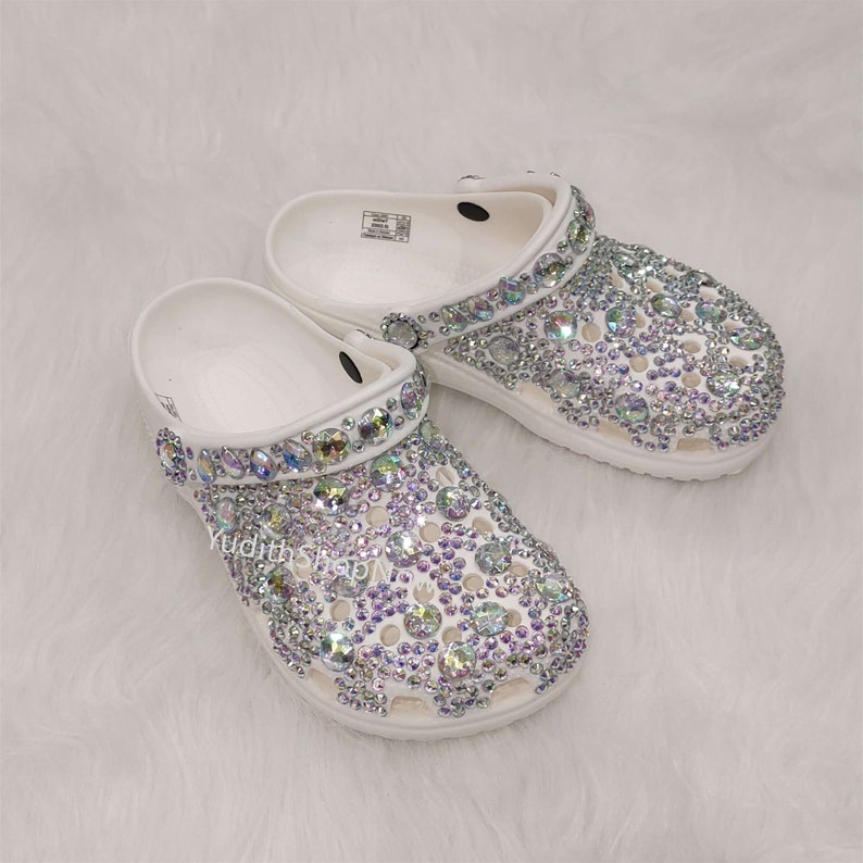 Bedazzled Clogs Wedding Crocs Rhinestone Clogs custom Clogs Bling Crocs ...