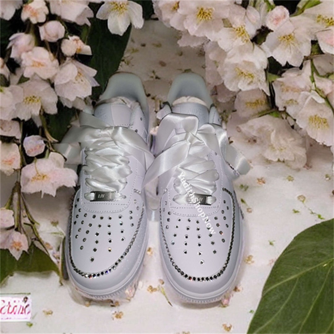 Rhinestone Custom Air Force 1 Bling Sneaker Shoes Swarovski - Etsy