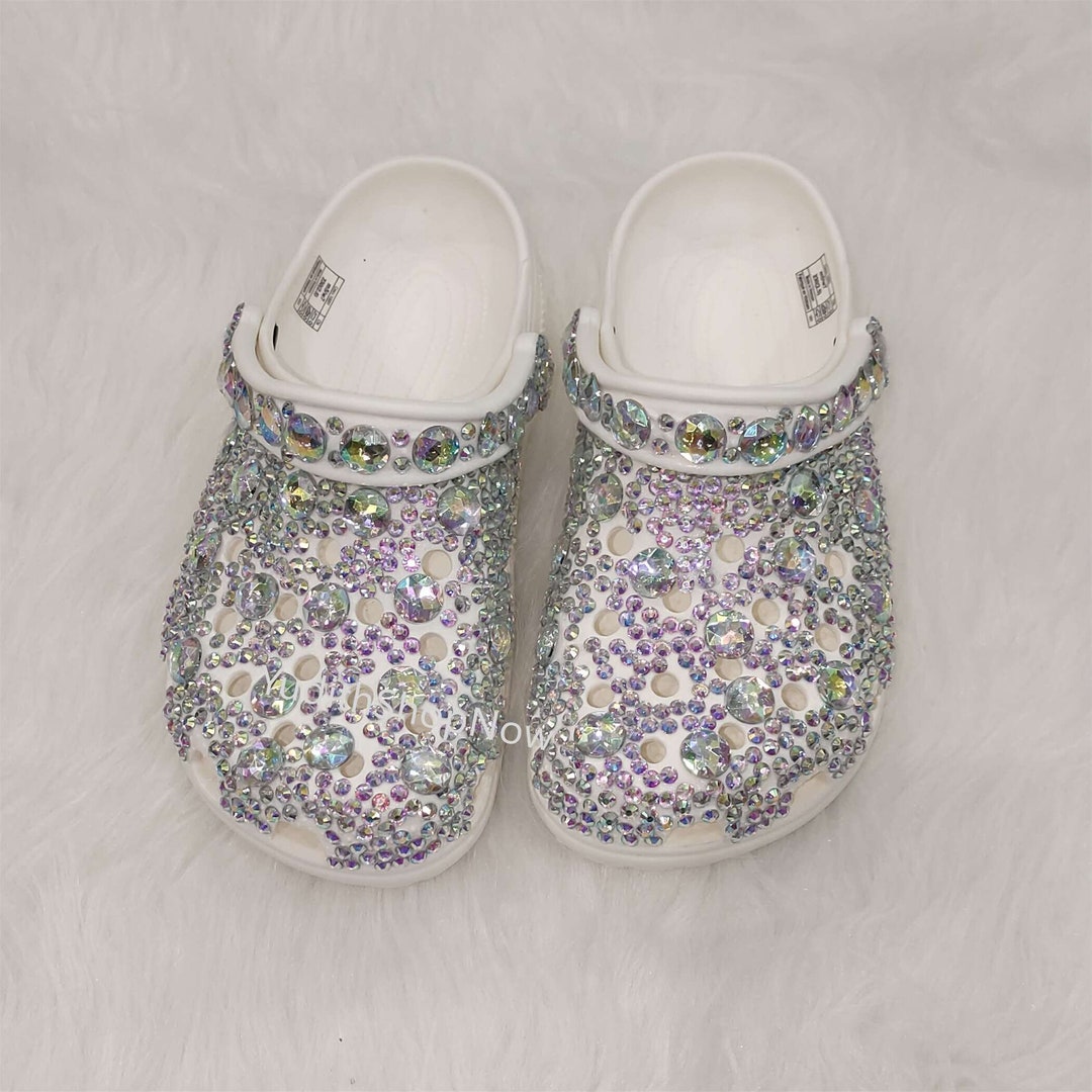 Bedazzled Clogs Wedding Crocs Rhinestone Clogs custom Clogs Bling Crocs ...