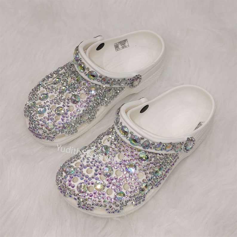 Bedazzled Clogs Wedding Crocs Rhinestone Clogs custom Clogs Bling Crocs ...