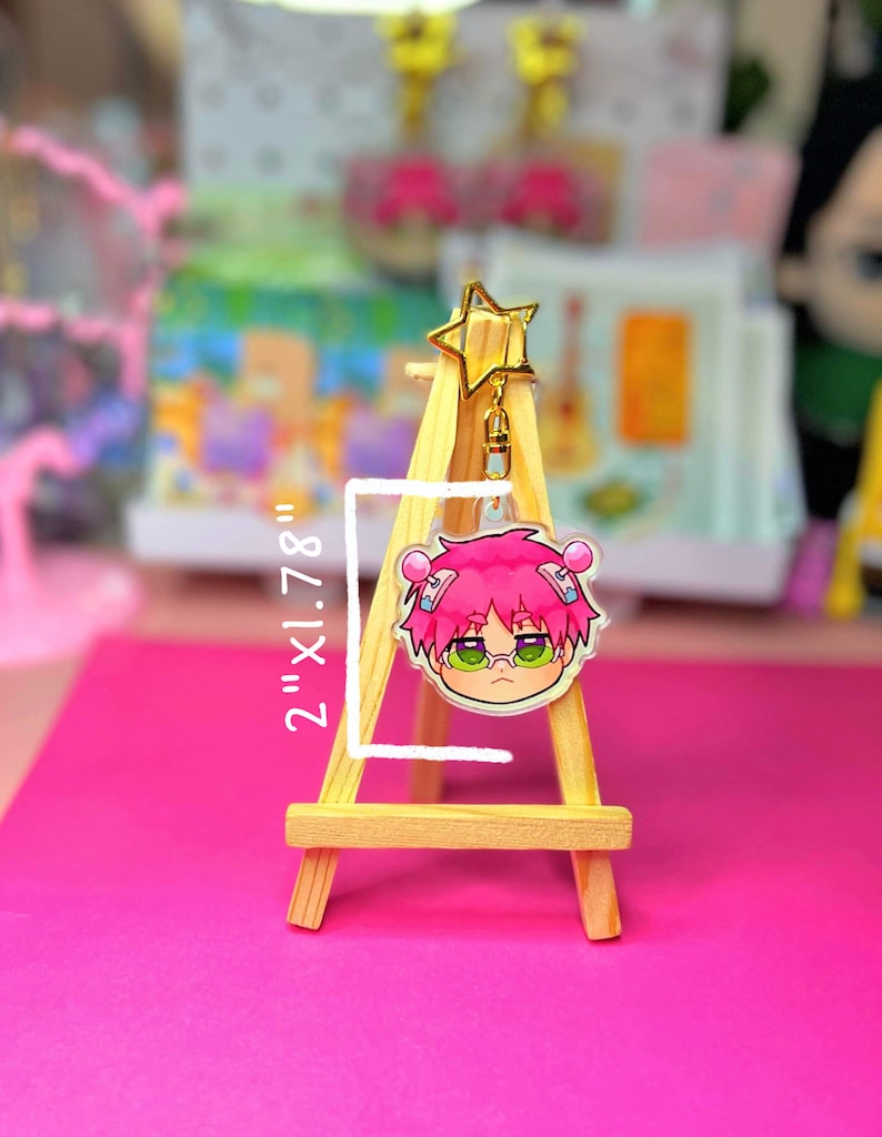 Saiki Kusuo No Sai Nan Handmade Keychain | Anime Lover's Must-have ...