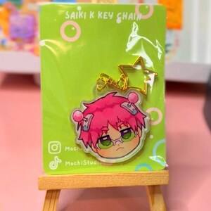 Saiki Kusuo No Sai Nan Handmade Keychain | Anime Lover's Must-have ...