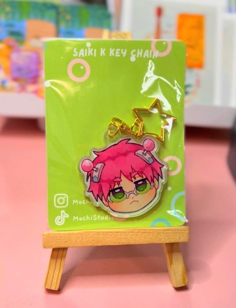 Saiki Kusuo No Sai Nan Handmade Keychain | Anime Lover's Must-have ...
