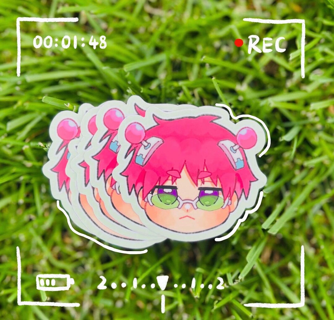 Saiki Kusuo No Sai Nan Sticker | Cute Retro Manga Art Sticker ...