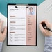 Resume Template With Photo Professional Resume Template, Cv Template ...