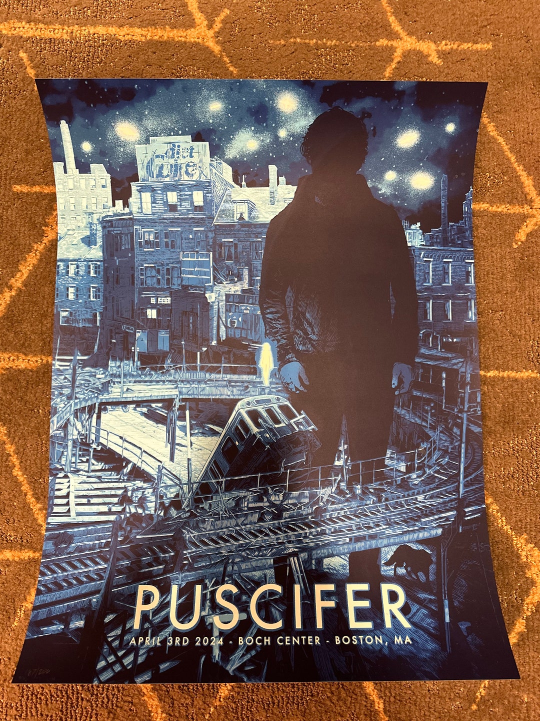 Puscifer Sessanta Poster A Perfect Circle Primus Tool Boston MA 4/3/24 ...