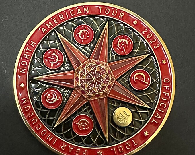 Tool Band Commemorative Challenge Coin Manchester North Hampton 11/13 ...