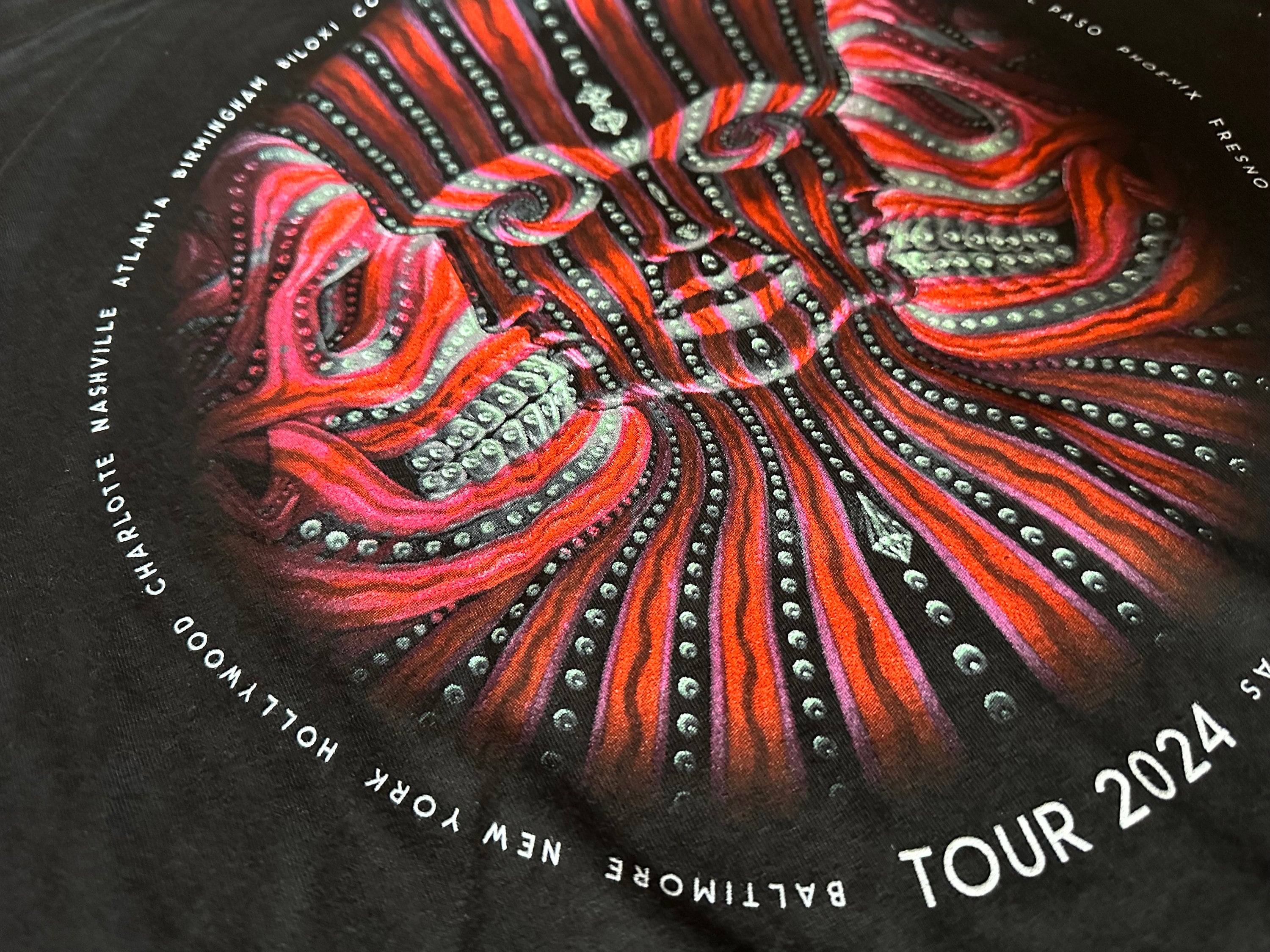 Tool Shirt Fear Inoculum Tour 2024 Winter Tour All Cities OFFICIAL Alex ...