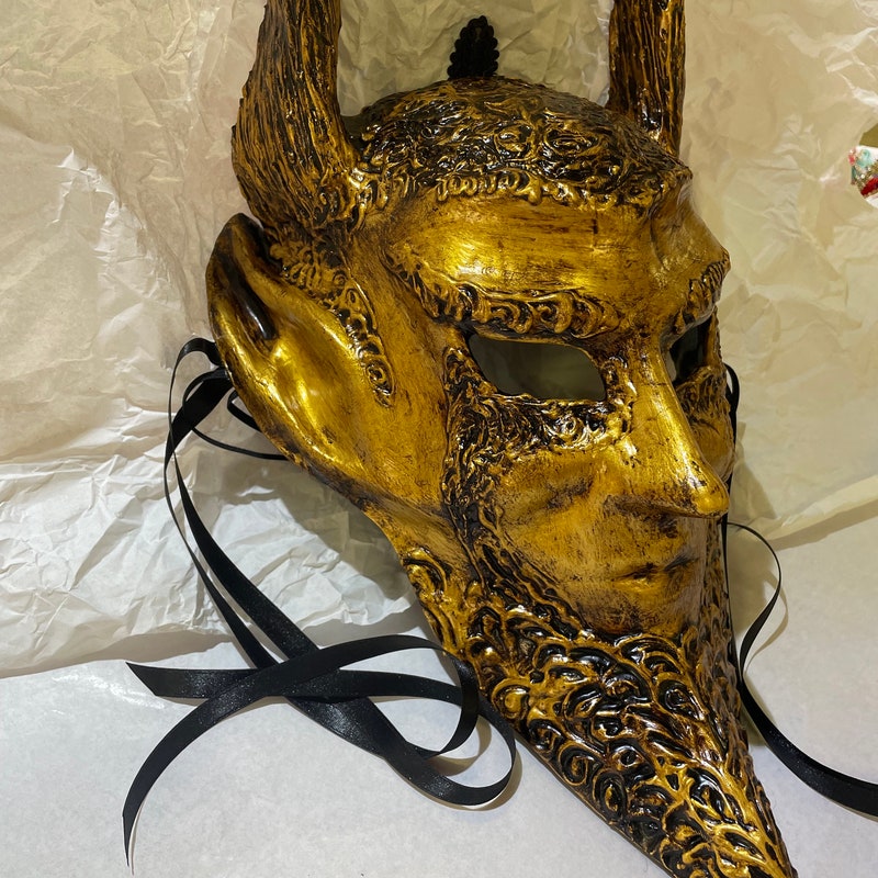 Devil Mask - Etsy