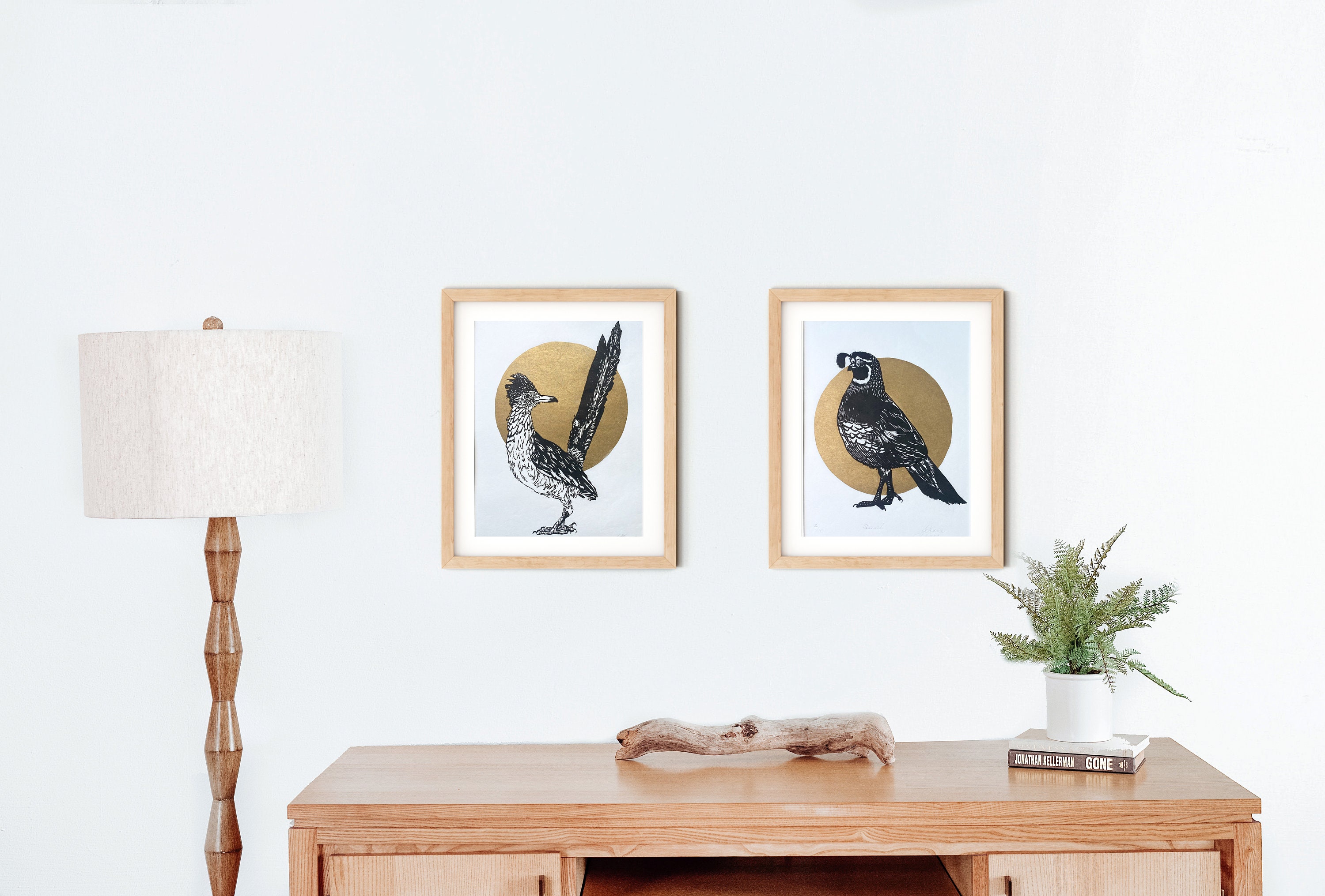 Roadrunner Lino Cut Print Bird Art Linoart Limited - Etsy