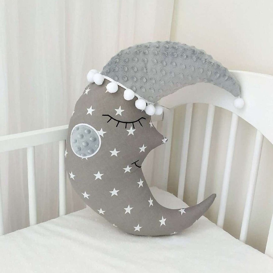 Half Moon Shaped Pillow, Soft Stuffed Plush Throw Pillow, Crescent ...