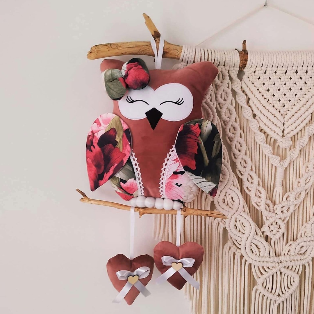 Owl Soft Toy Stuffed Owl Gift for a Child's Room Animal - Etsy
