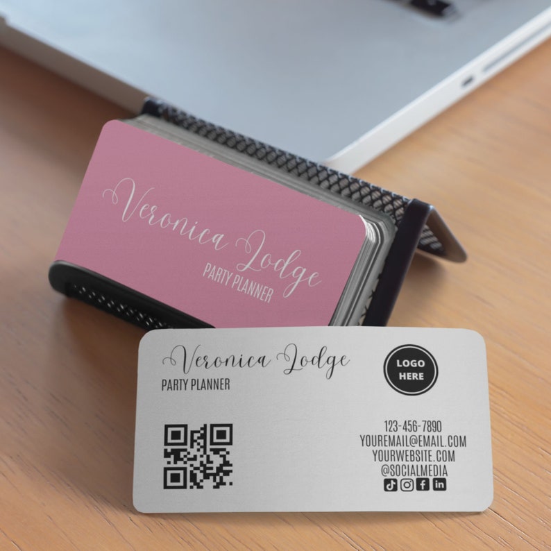 Qr Code Business Card, Business Card With QR Code, Qr Business Card ...