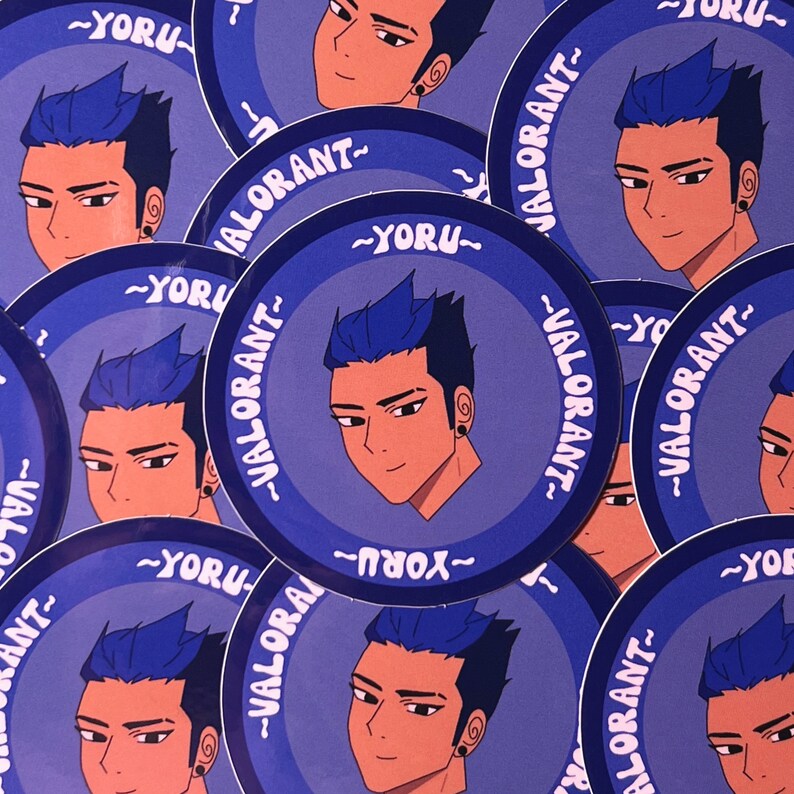 Valorant Main Pfp Sticker Omen Reyna Yoru Sage Neon - Etsy