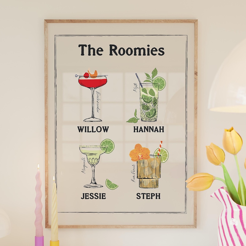 Roommate Sign - Etsy