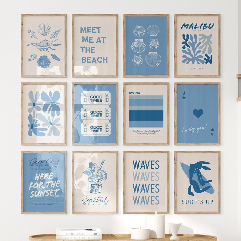 Blue Beach Decor - Etsy