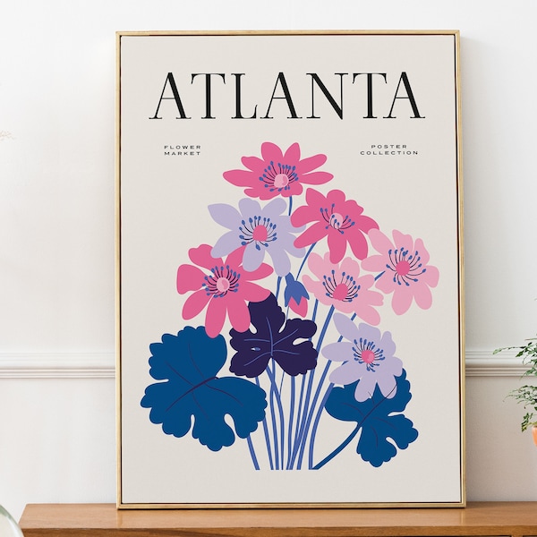 Atlanta Print - Etsy