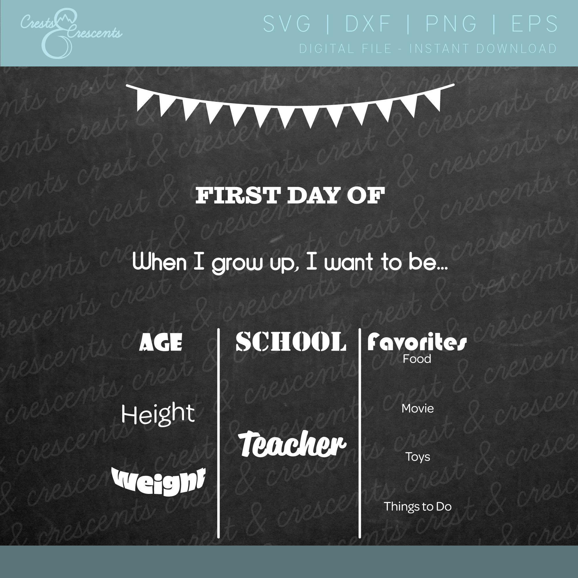 First Day of School Sign SVG - Back to School Sign SVG - Last Day of ...