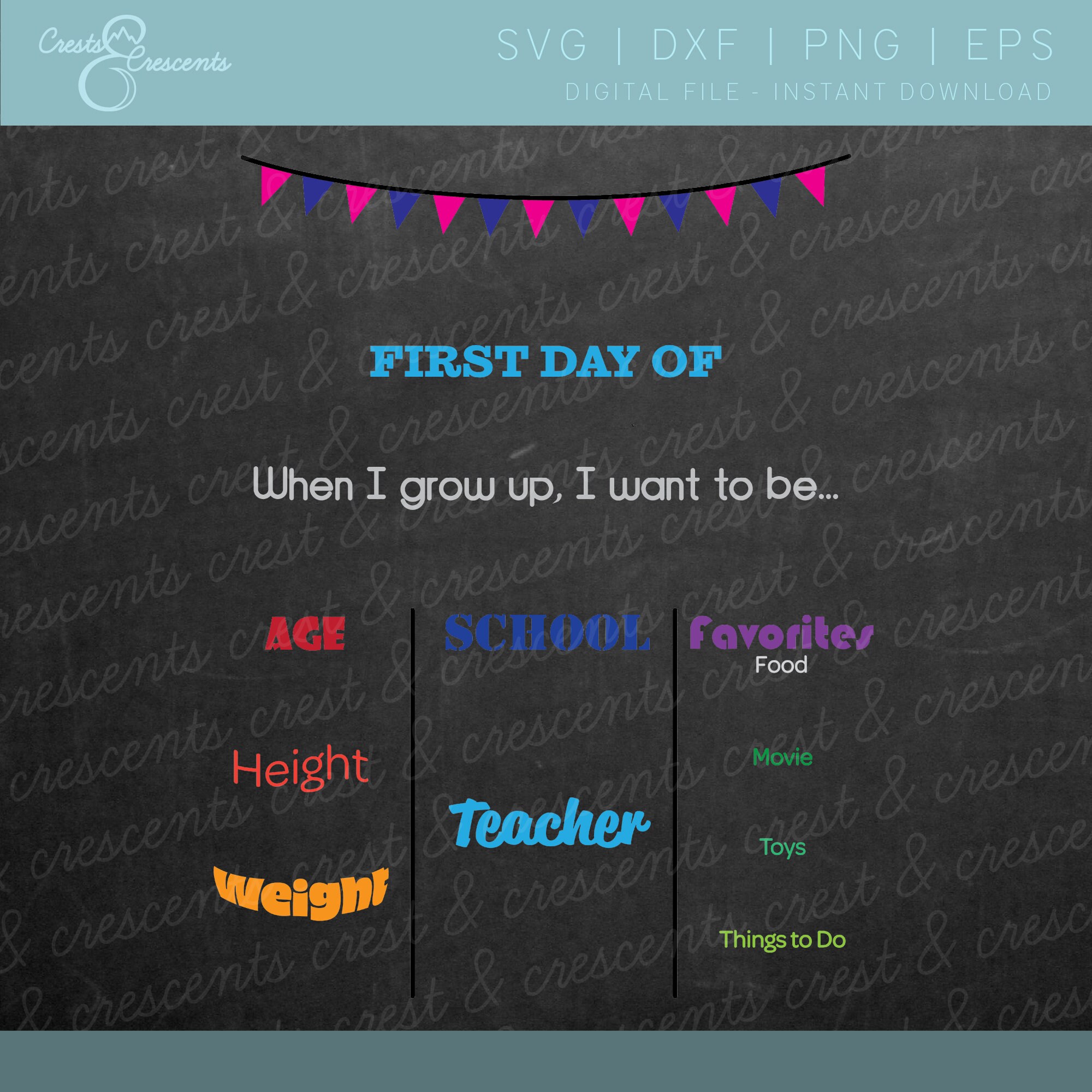 First Day of School Sign SVG - Back to School Sign SVG - Last Day of ...