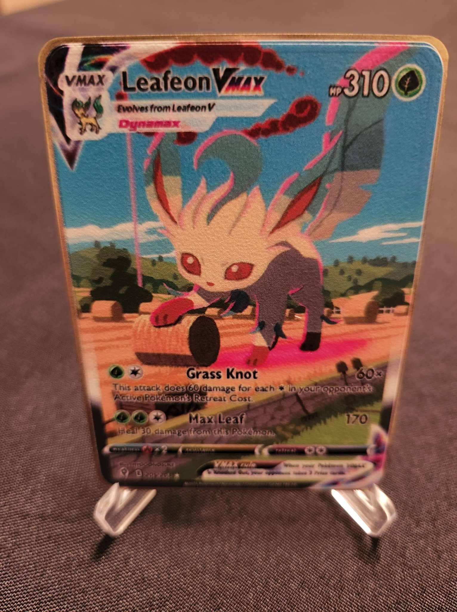 Eeveelutions Vmax Alternate Art Collection, Metal Cards 9 Cards Total ...