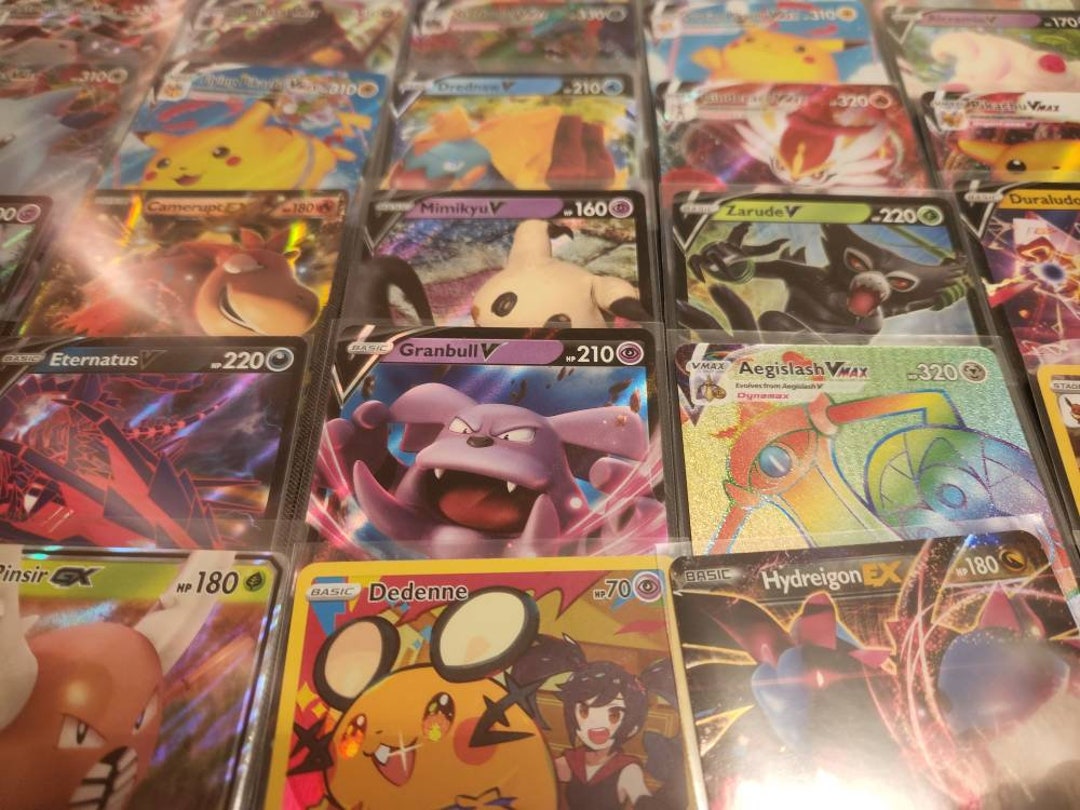 Custom 100 Pokemon Card Pack Guaranteed Ultra Rare in Every Pack - Etsy