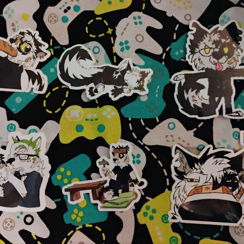 Furry Sticker Packs - Etsy
