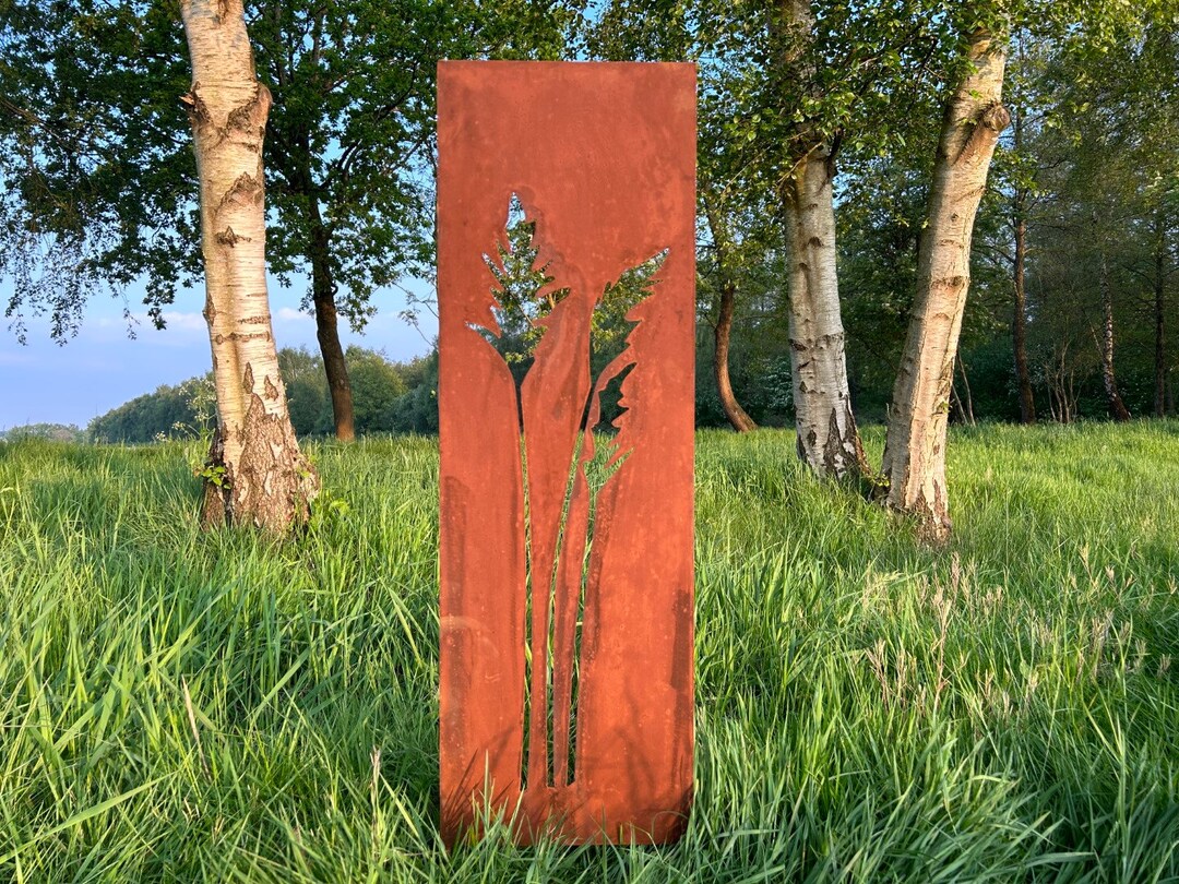 Garden Stake "wild Grass" Privacy Screen - Simply Insert It Into the ...