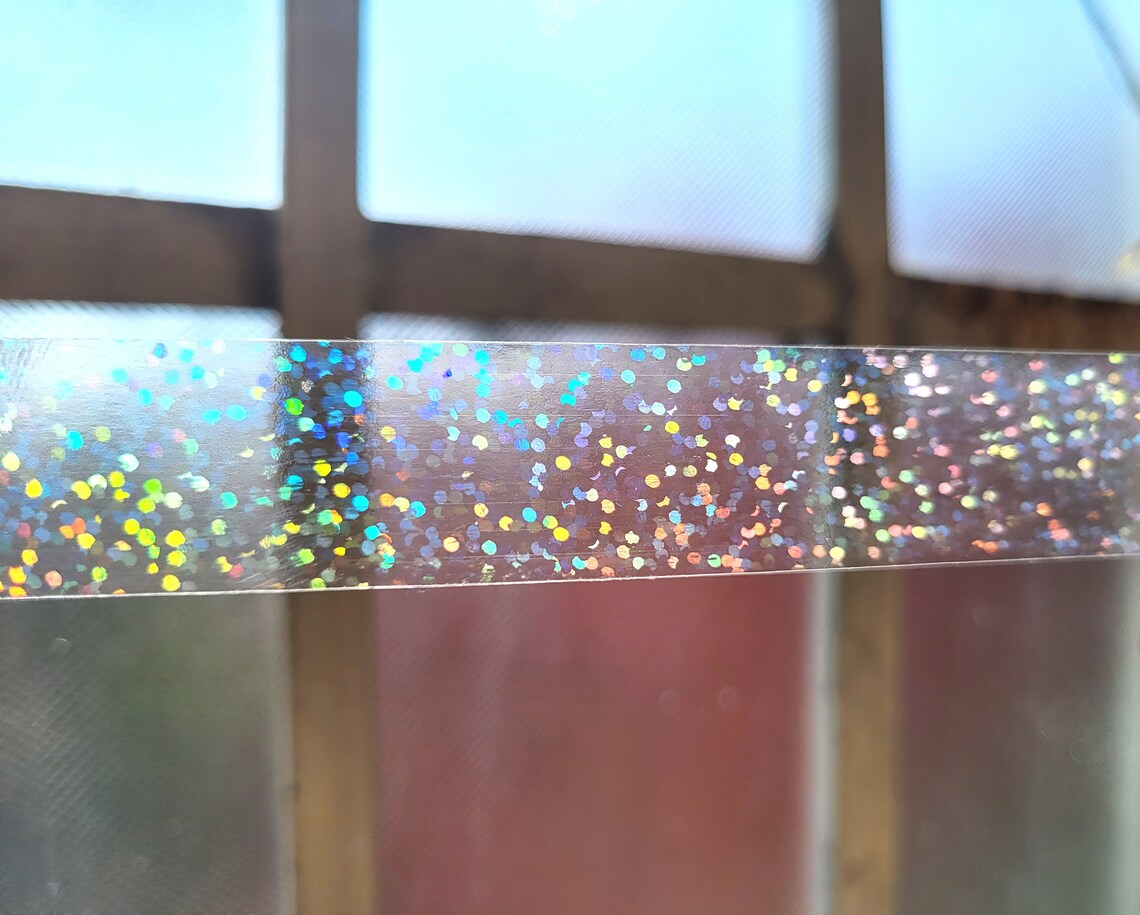 Squint Dots Holographic Transparent Washi Masking Decorative Reflective ...