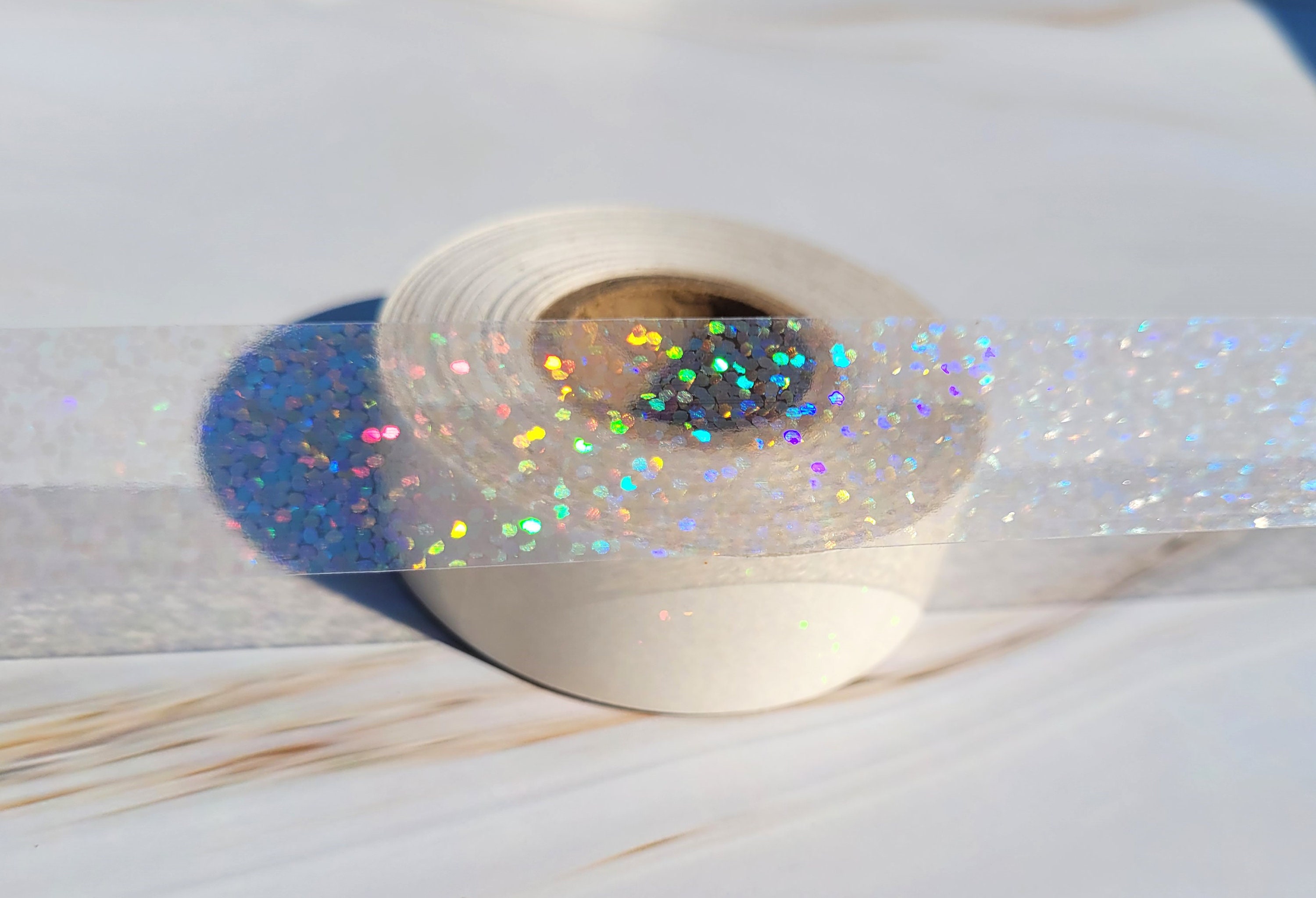 Squint Dots Holographic Transparent Washi Masking Decorative Reflective ...
