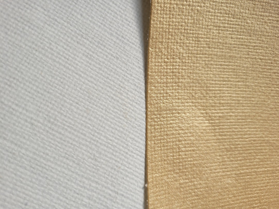 One Side Golden One Side White Thick Handmade Paper 20" X 30" Card ...
