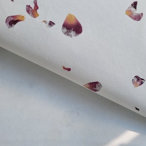 20" X 30" Red Rose Petal Handmade Paper Card Stock - A1 Himalayan ...