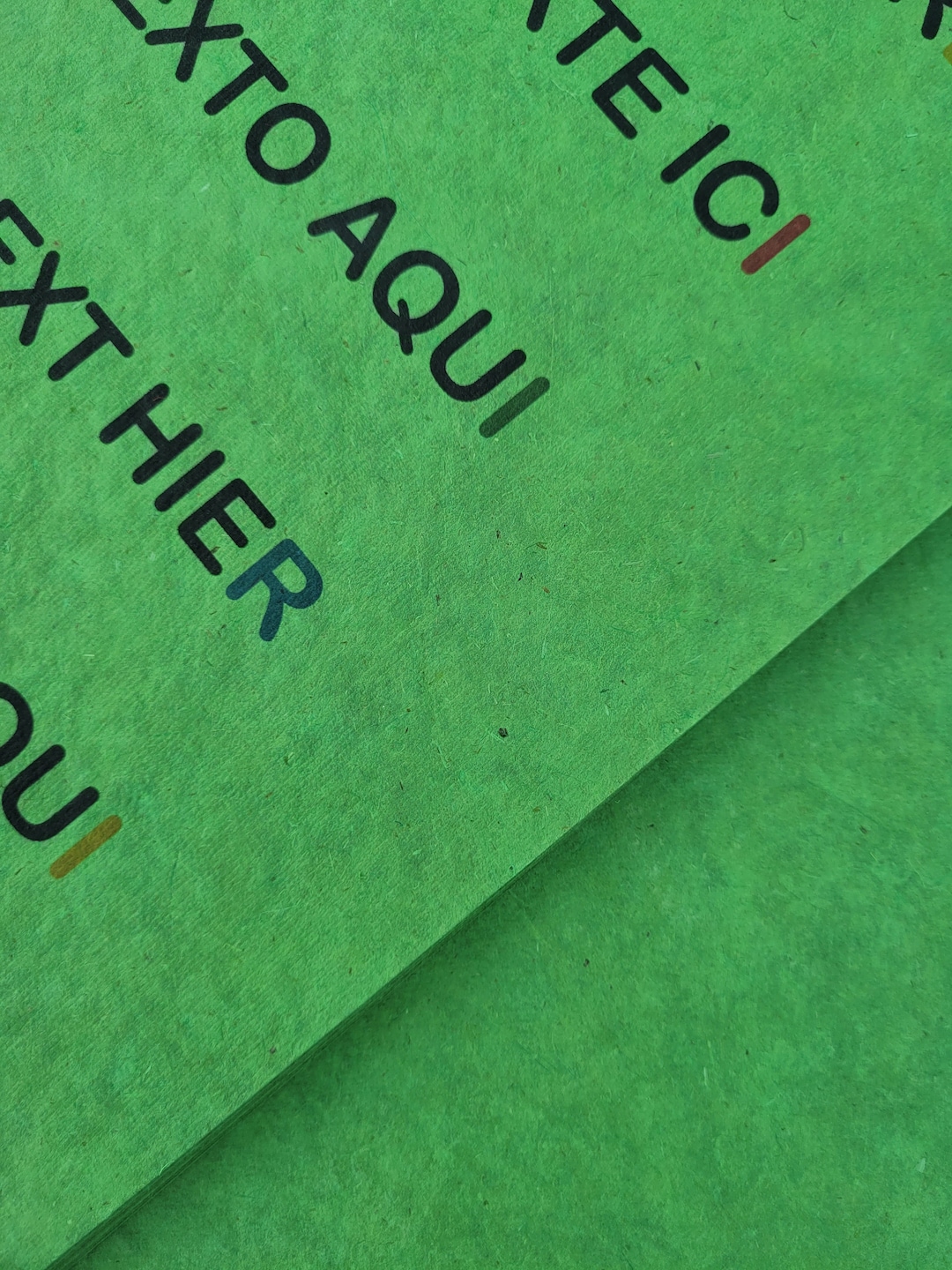 Himalayan Handmade Green Color A4 Paper Sheets Printer Safe - 200 GSM ...