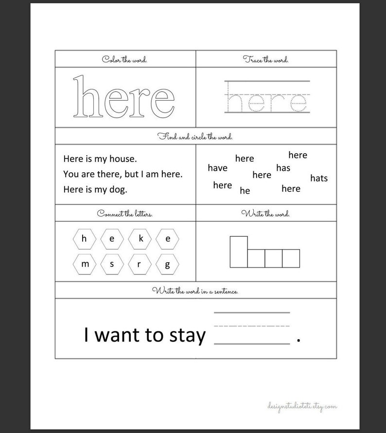 Teach Your Kids How to Read With Sight Words!! - Etsy