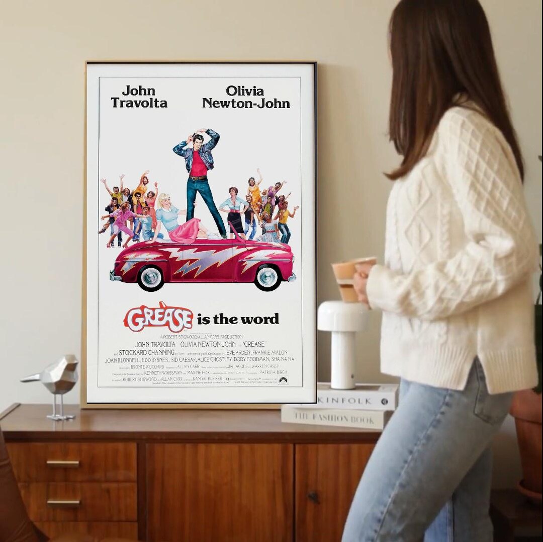 Grease Movie Poster Room Decor,poster for Gifts,home Decor - Etsy